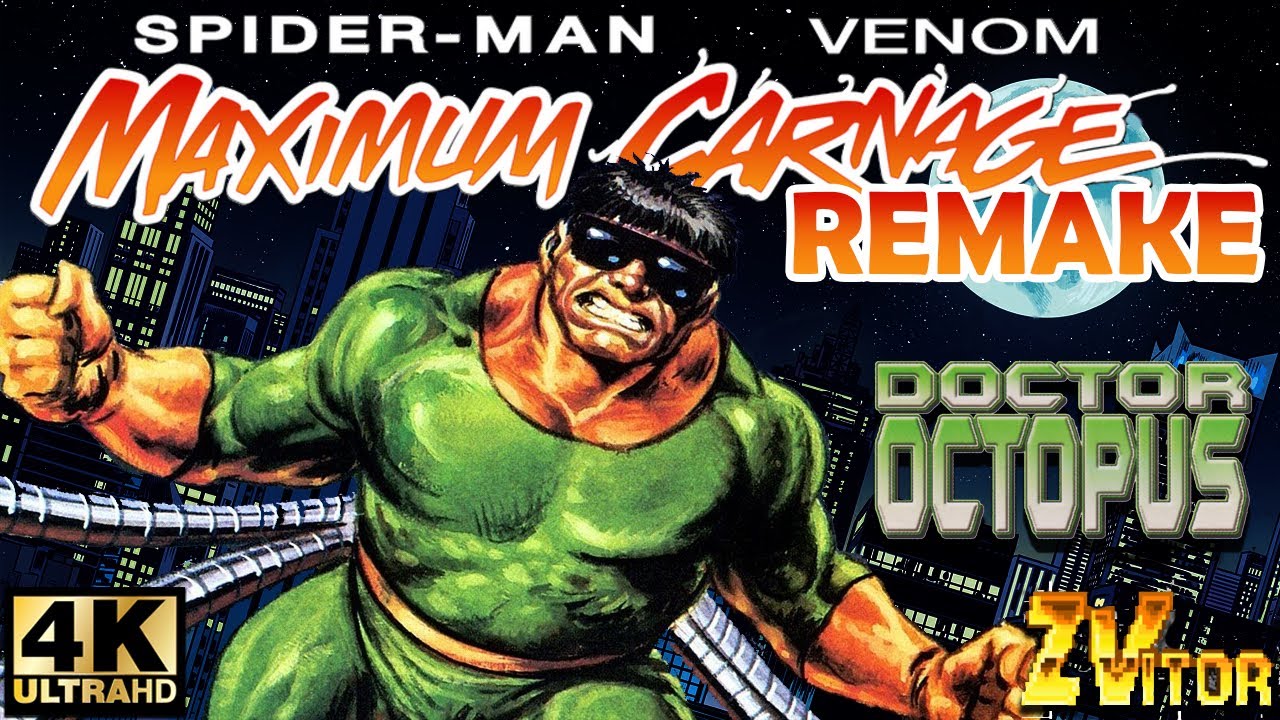 Spider-Man and Venom: Maximum Carnage Remake OPENBOR Playthrough - HARD MODE w/Dr. Octopus 4K ...