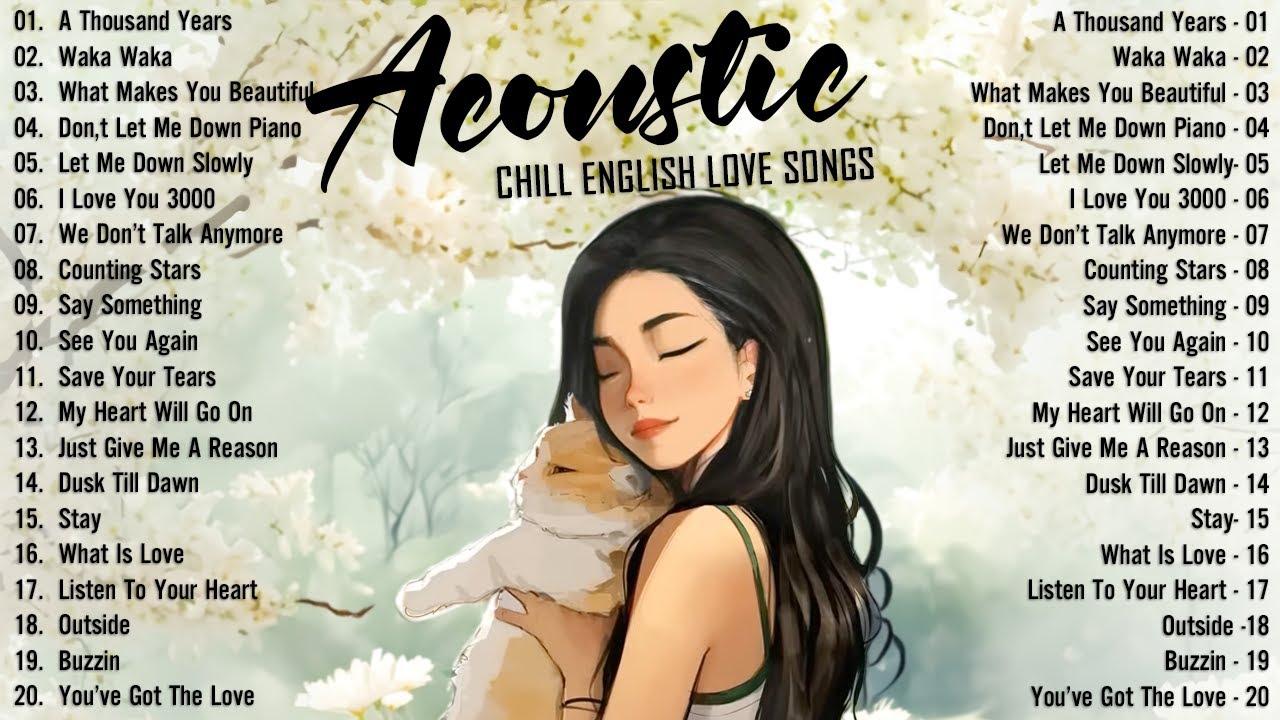 Soft Acoustic Love Songs 2024 🍭 Best Chill English Love Songs Acoustic ...