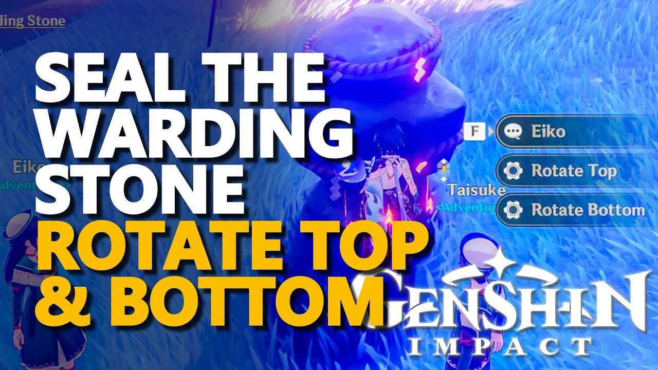 Seal the Warding Stone Genshin Impact - YouTube