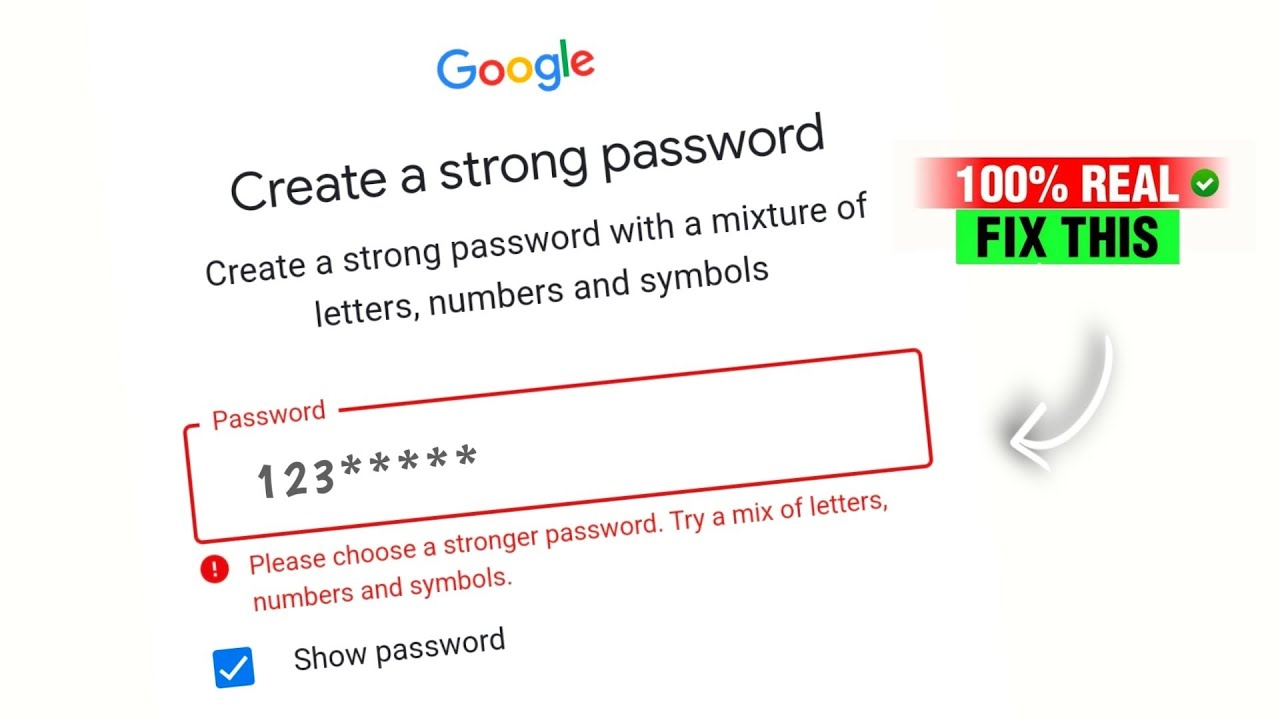 Create a Strong Password Problem | Strong Password Kaise Banaye - YouTube