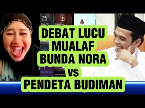Debat lucu mualaf Bunda Noora vs Pendeta Budiman #uas #mualaf #bundanoora