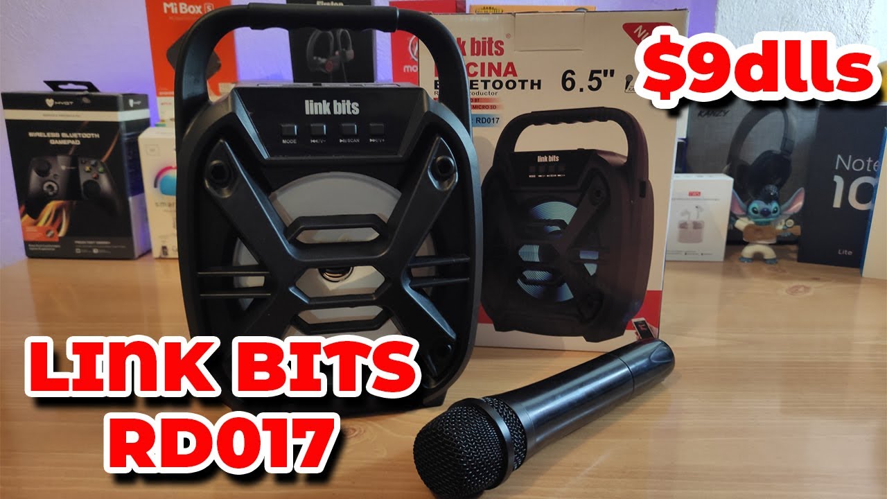 Bocina LINK BITS bluetooth 6.5 pulgadas MODELO RD017 - YouTube