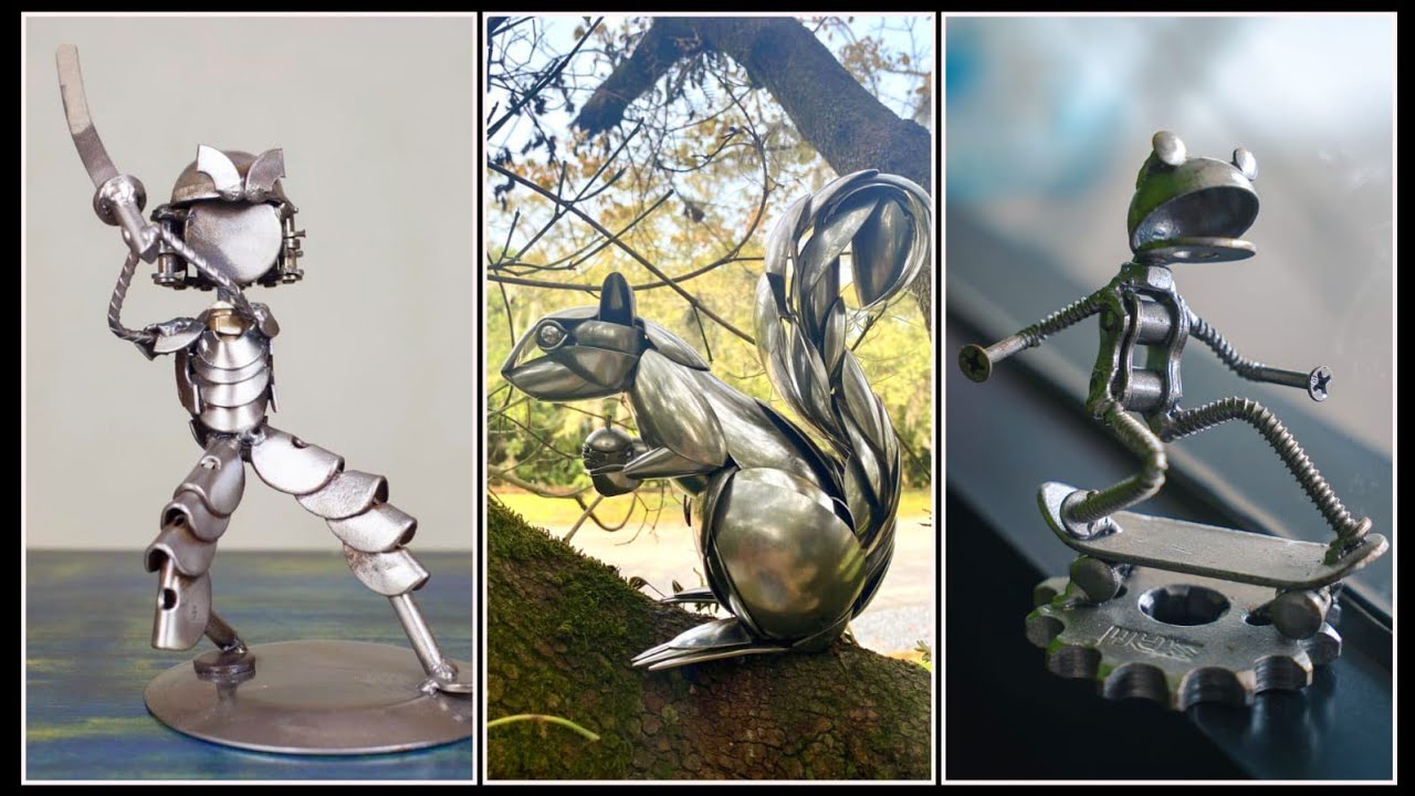 Metal Art Sculptures & DIY Welding Projects | Scrap Metal Art Ideas ...