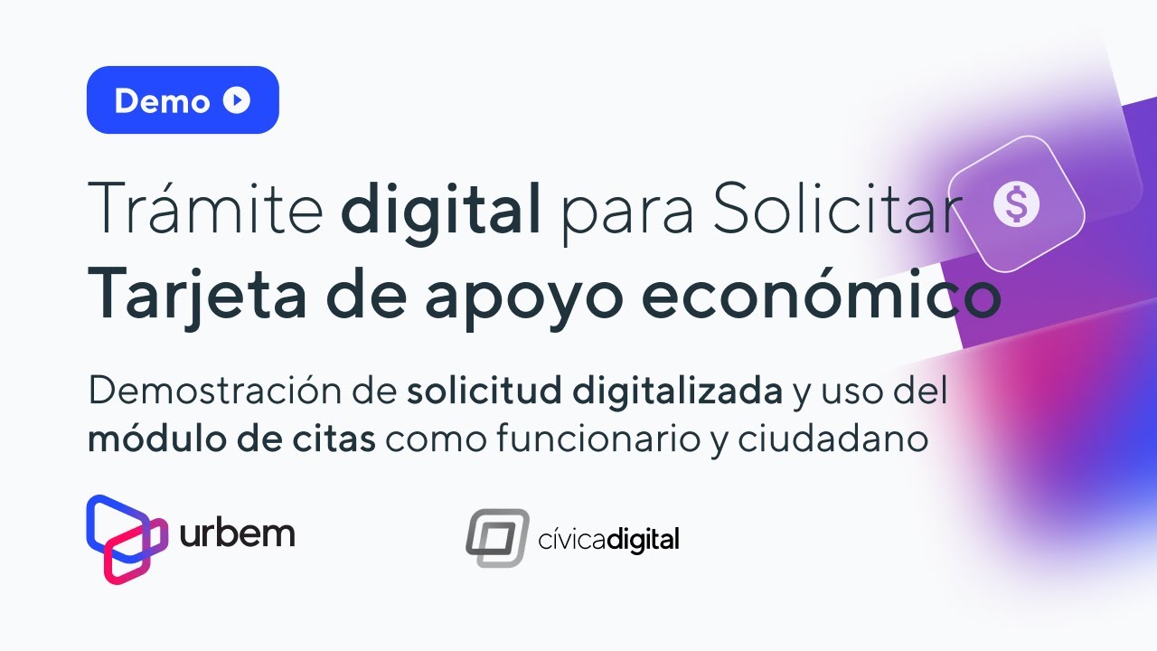 Demostración | Trámite Digital: Solicitud de Tarjeta de Apoyo Económico ...