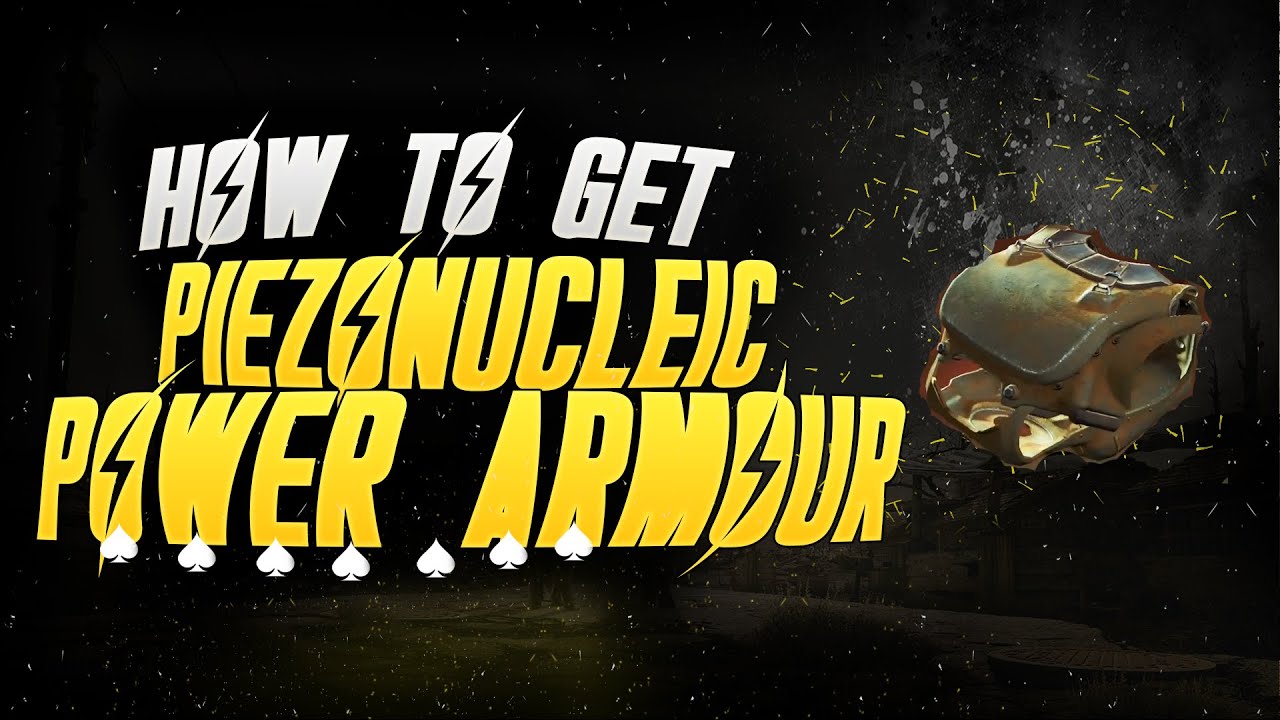 Fallout 4 - How to get the Piezonucleic Power Armour Chest! - YouTube