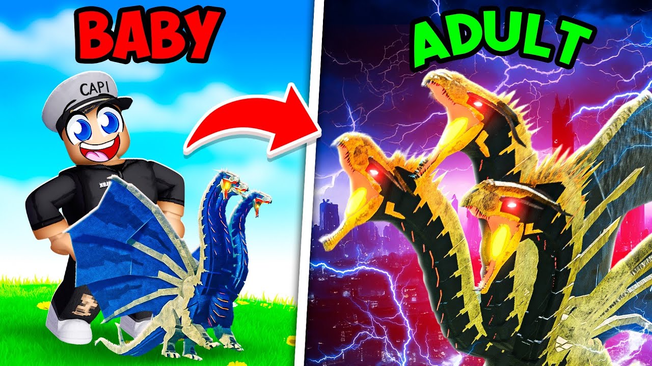 Growing KING GHIDORAH From BABY to ADULT! - YouTube