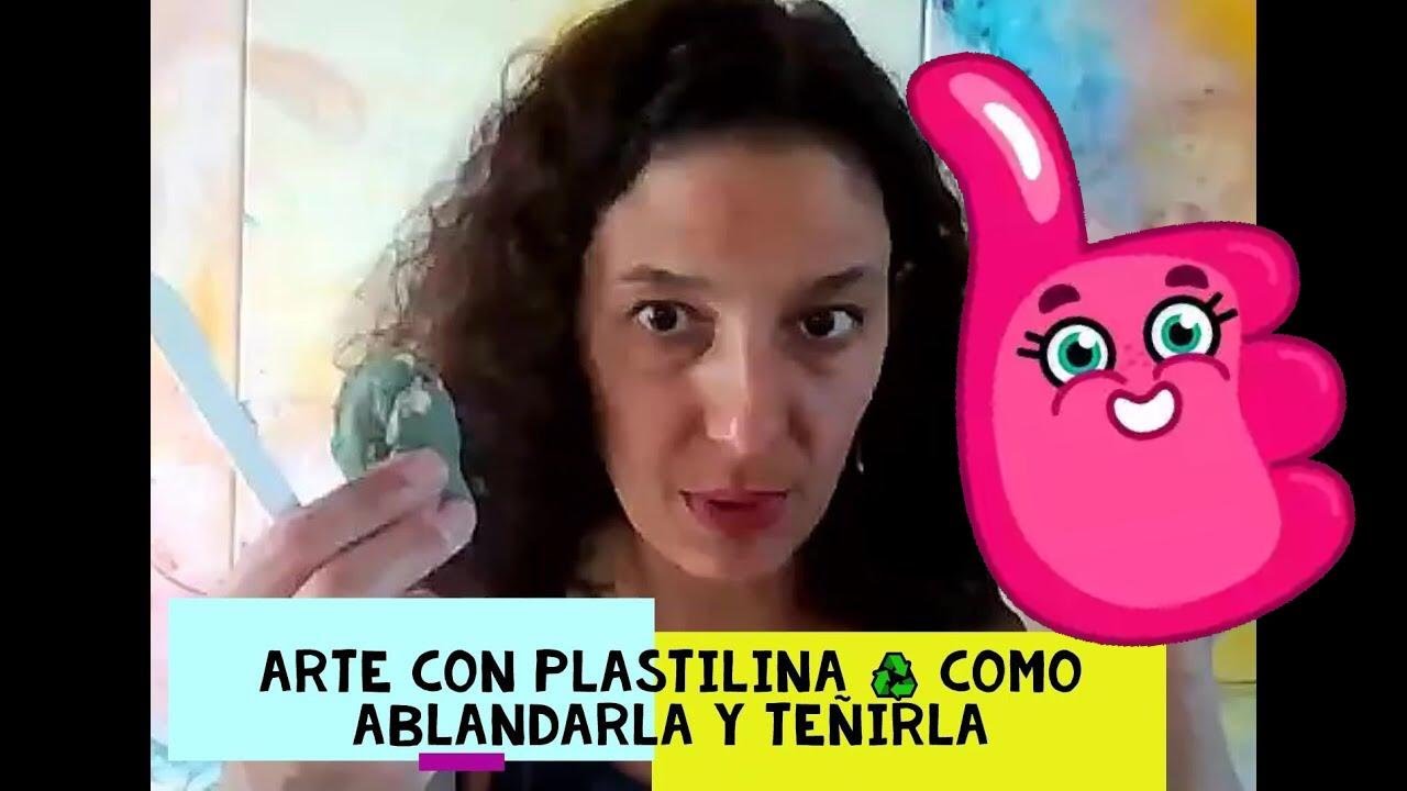 ARTE CON PLASTILINA ♻ COMO ABLANDARLA Y TEÑIRLA 💥 PARA HACER UNA ...