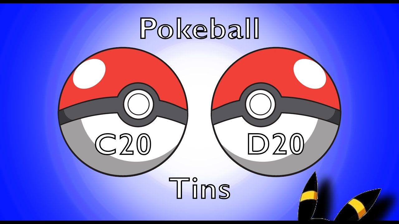 What Comes in a C20 & D20 Pokeball Tin? Hits!!! That's What! - YouTube
