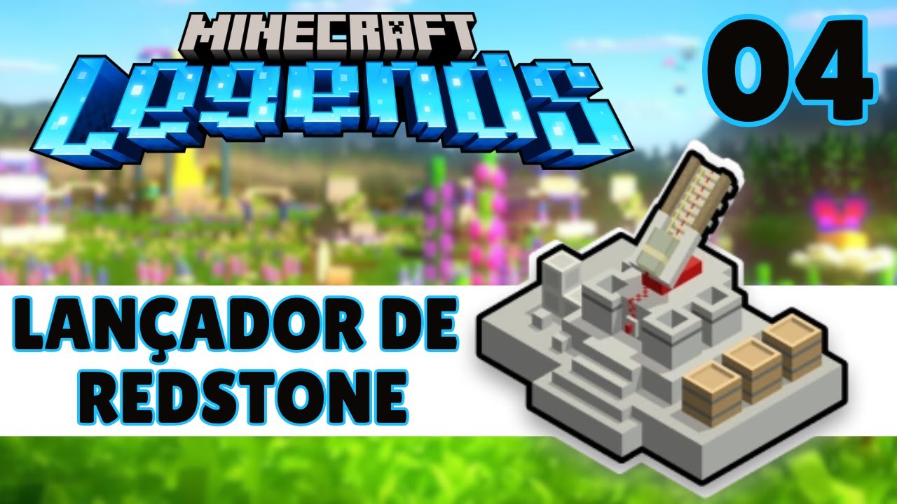 TESTANDO UMA MEGA ARMA: LANÇADOR DE REDSTONE (MINECRAFT LEGENDS) - PT ...