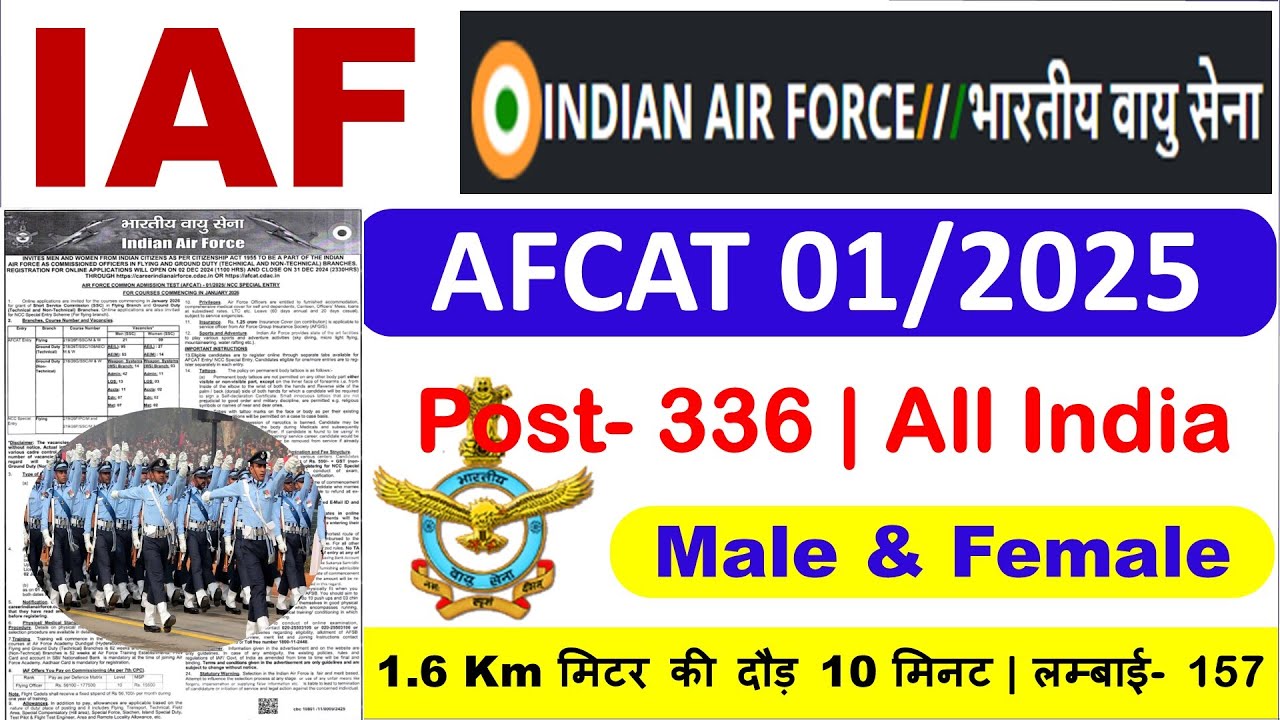 Indian Air Force AFCAT Online Form Kaise Bhare | IAF AFCAT Entry ...