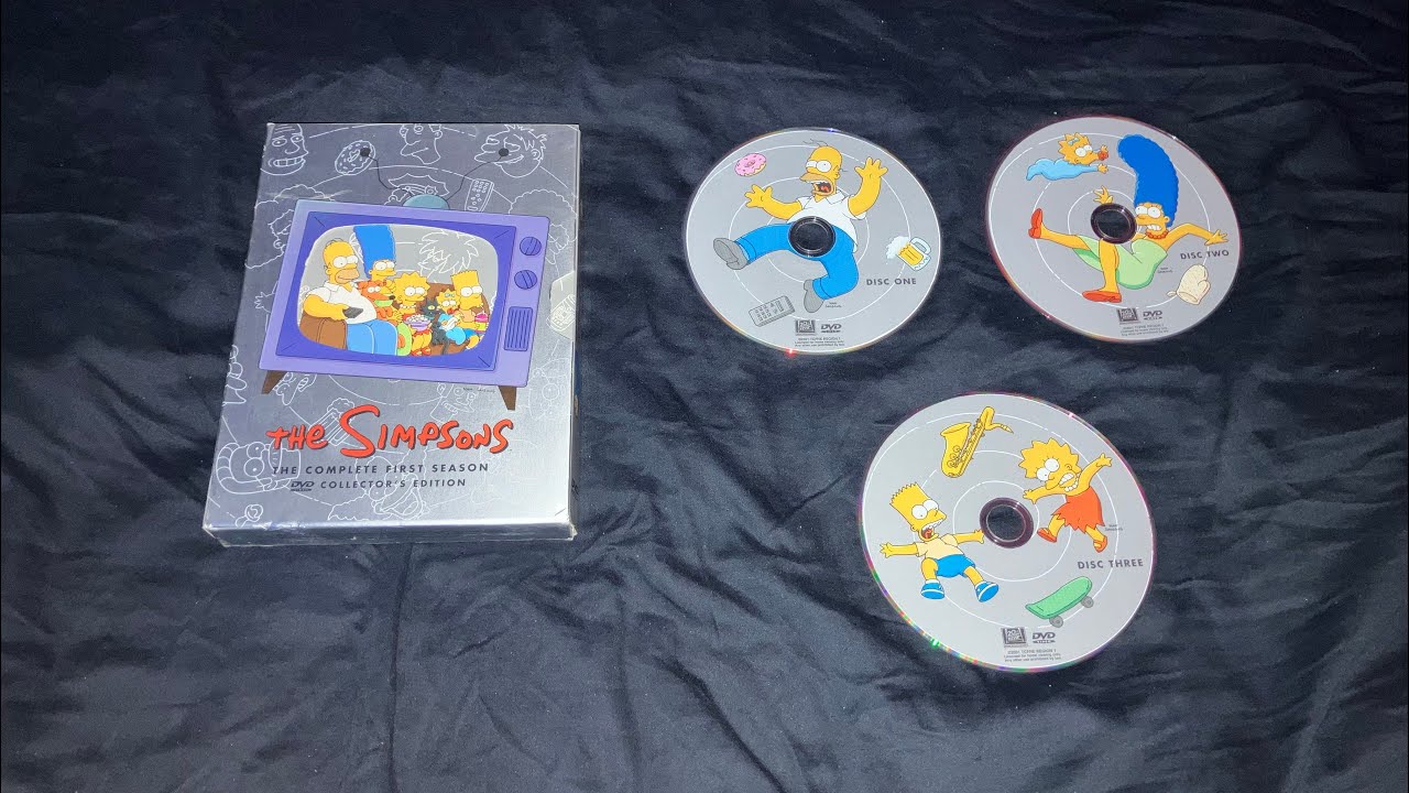 Opening to The Simpsons: The Complete First Season 2001 (All 3 Discs ...