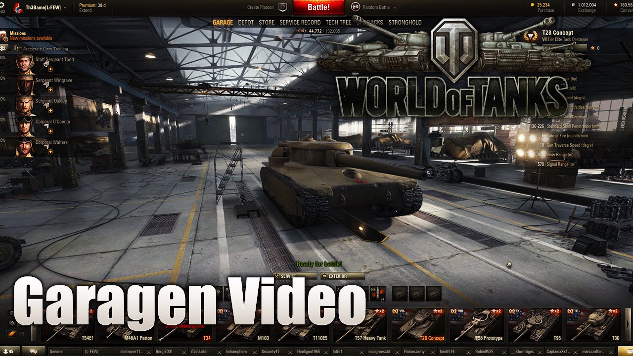 World of Tanks - Garagen Video - Meine Garage 07.2015 [HD|Deutsch ...