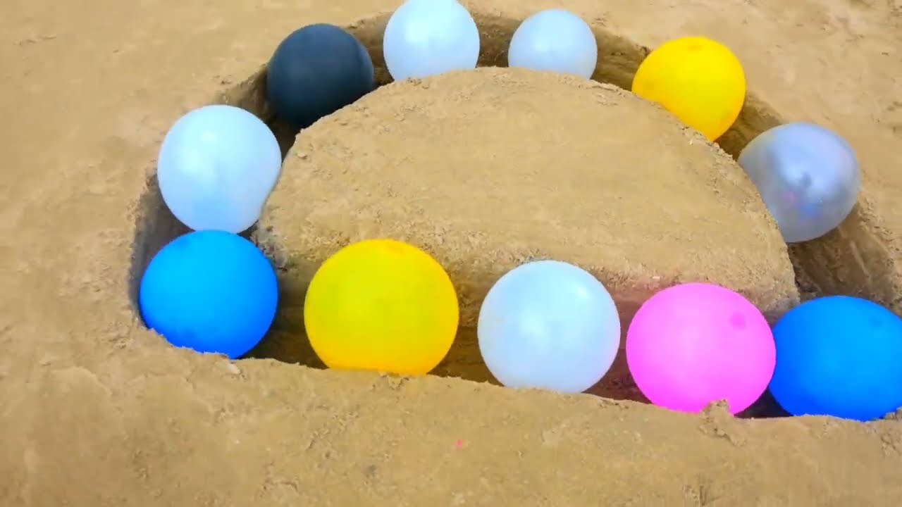 Balloons Chain Reaction Domino Vs Gas Balloons Experiment | New Update ...