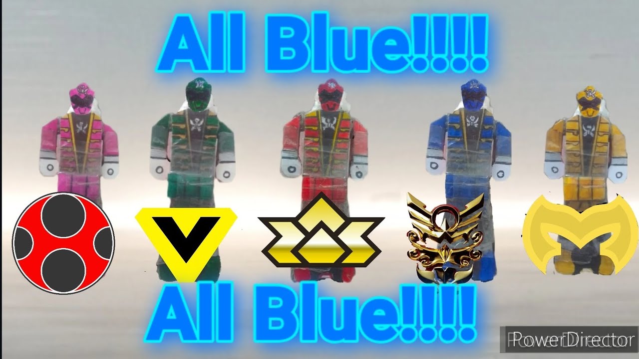 Gokaiger all Blue Gokai Change 1 | SS AND PR arty zone - YouTube