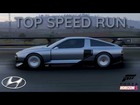2022 Hyundai N Vision 74 Top Speed Run - Forza Horizon 5