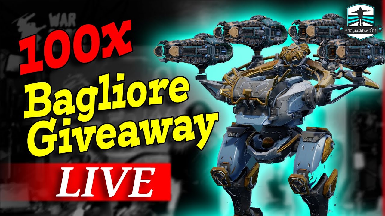 War Robots Big Bagliore Giveaway - YouTube