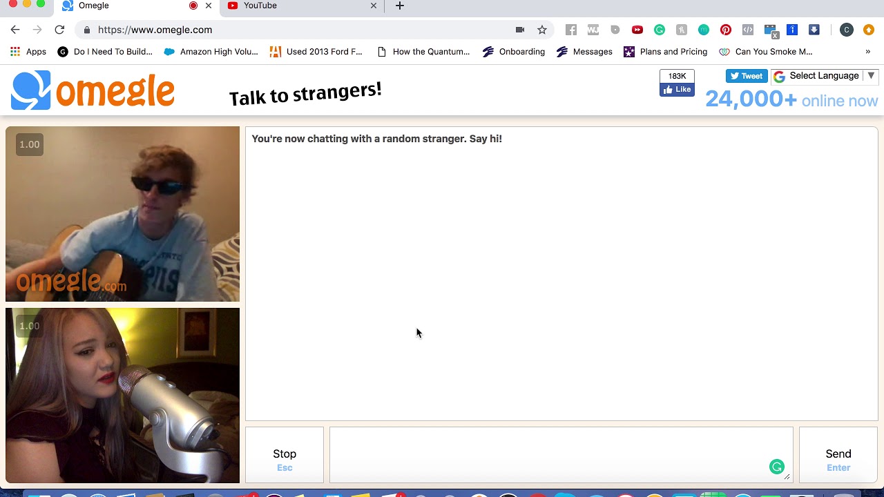 Omegle Talk With Stranger Xd Youtube