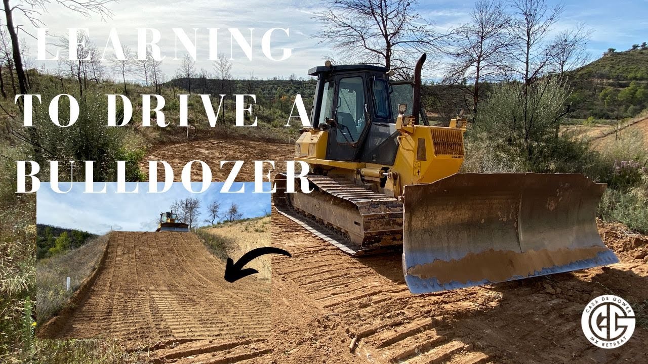 Bulldozer put to work! Shaping up the whole Track ready for opening ...