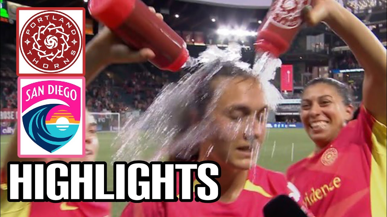 Portland Thorns Vs San Diego Wave FC + Izzy D'Aquila Goal ~ NWSL ...
