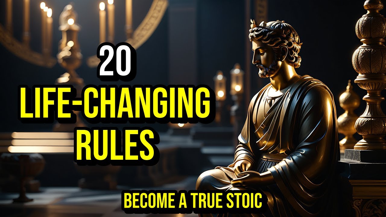 20 LIFE-CHANGING STOIC RULES for an UNSTOPPABLE Mindset | Transform ...