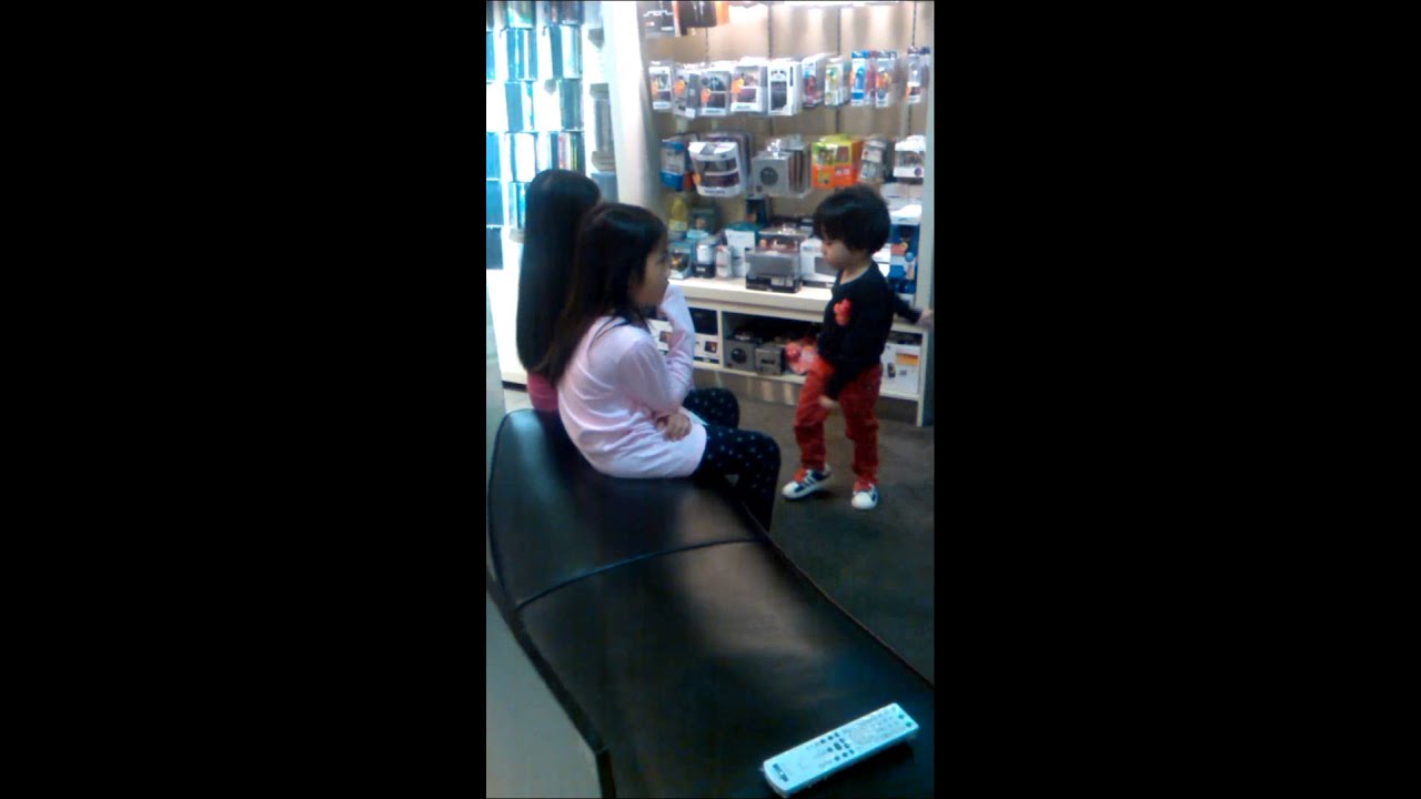 Little Boy Try To Impress Girls With Dance (Toddler Way) - YouTube