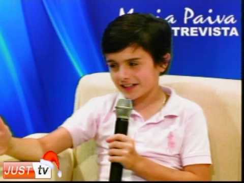 Ator Mirim Guillermo Hundadze no Programa Maria Paiva Entrevista ...