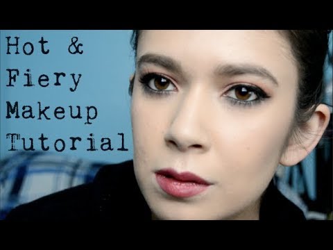 Hot & Fiery Makeup Tutorial | Alexis Danielle - YouTube