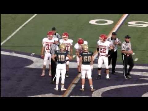 Smith Center Redmen Vs. Sacred Heart Knights football - YouTube