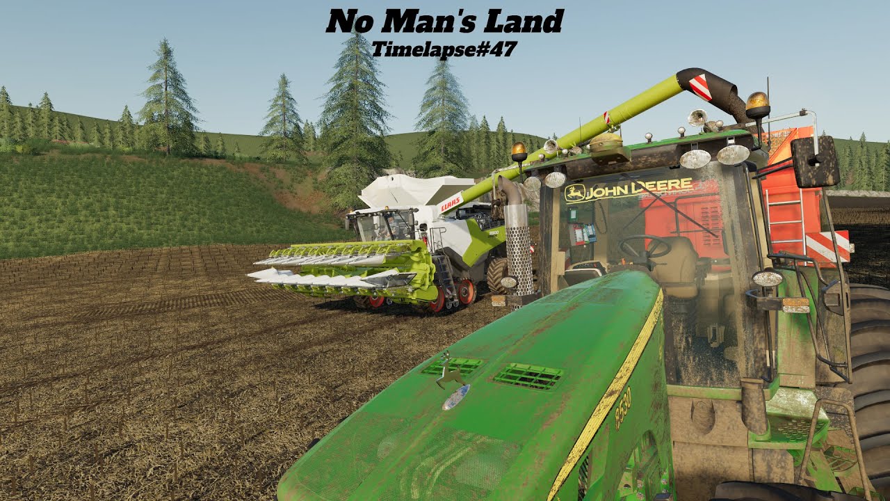 FS19 sowing wheat/harvesting sunflower/building windmill/No Man's Land ...