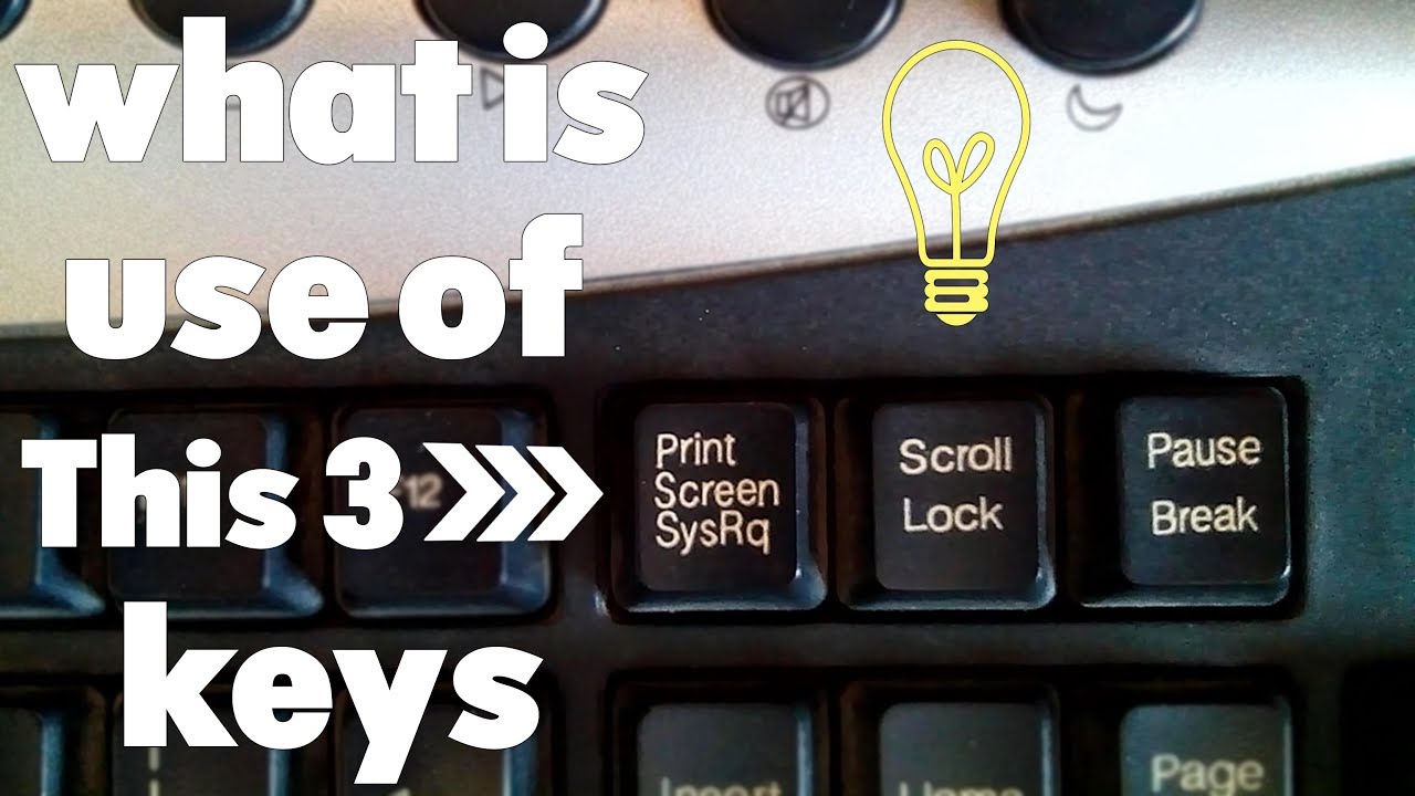 What is Use of This 3 Unknown Keys ? - YouTube