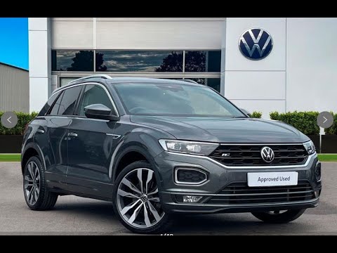 Approved Used Volkswagen T-Roc R-Line 2.0 TDI DSG Indium Grey | Wrexham ...