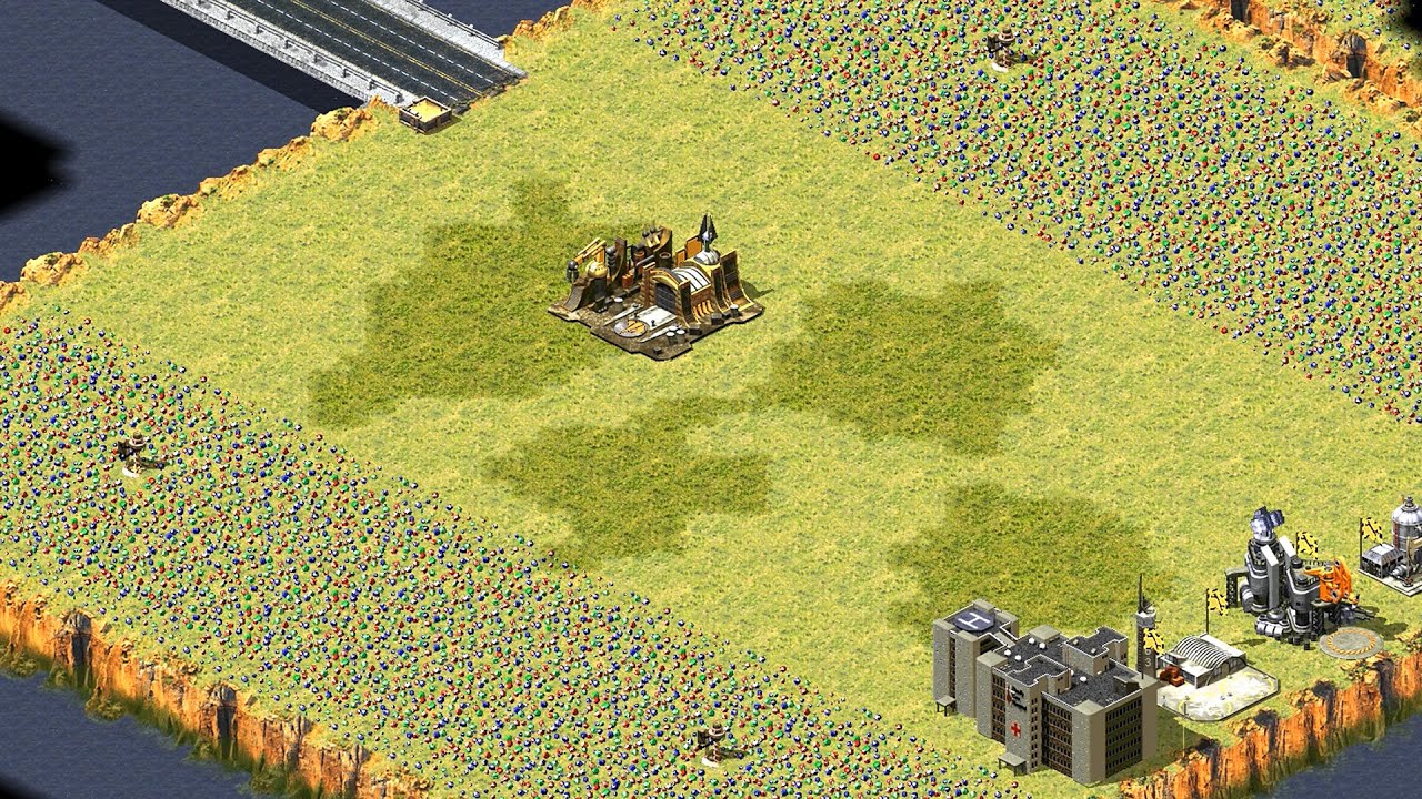 Yuri's Revenge Red Alert 2 Rushesh New Map Yuri vs 7 Random Super Extra ...