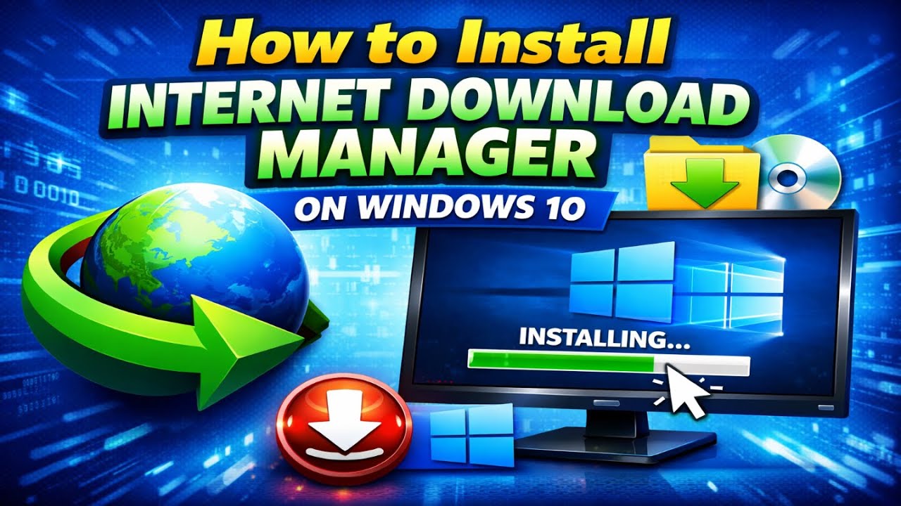 How to Install Internet Download Manager on Windows 10 | Install IDM in ...