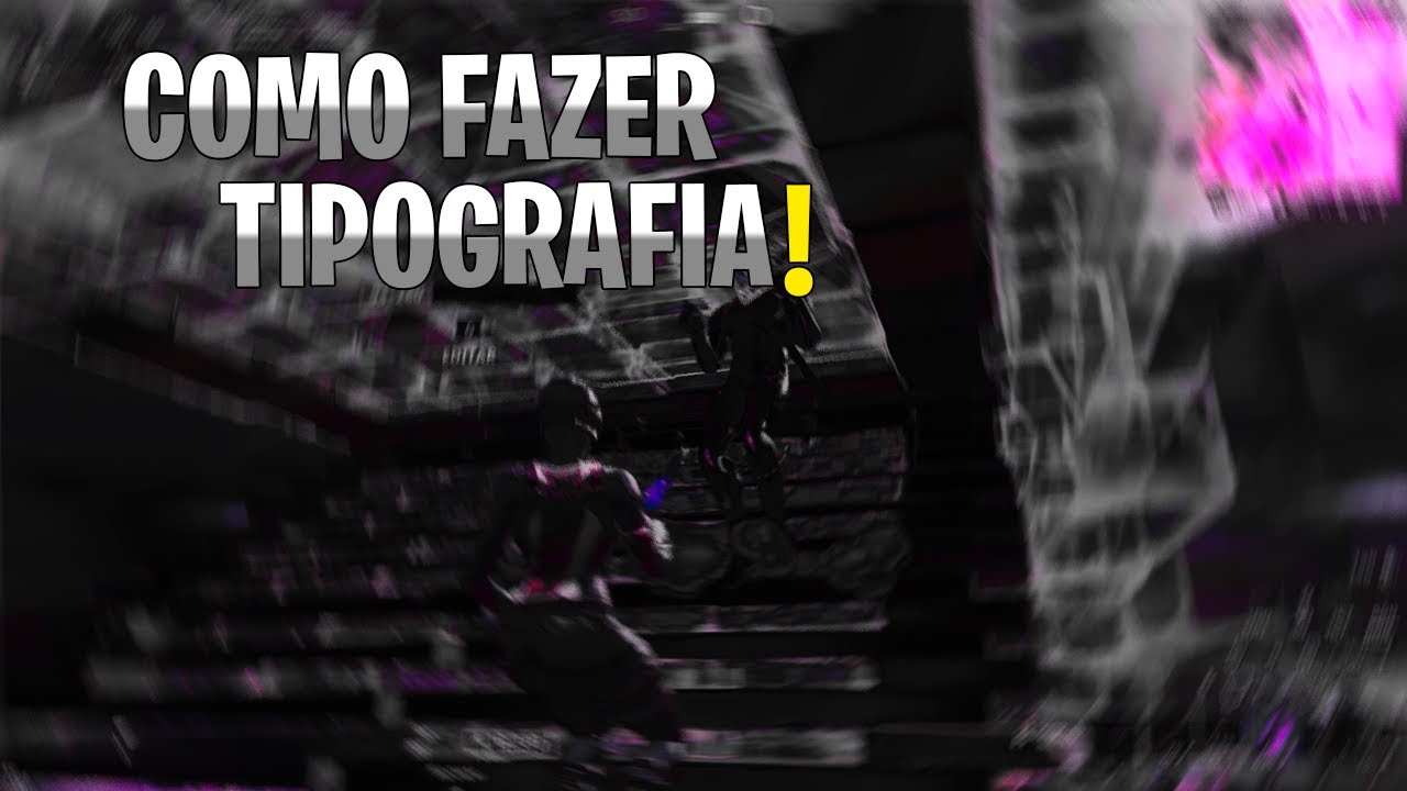 Como fazer TIPOGRAFIA *letra no highlight* - YouTube