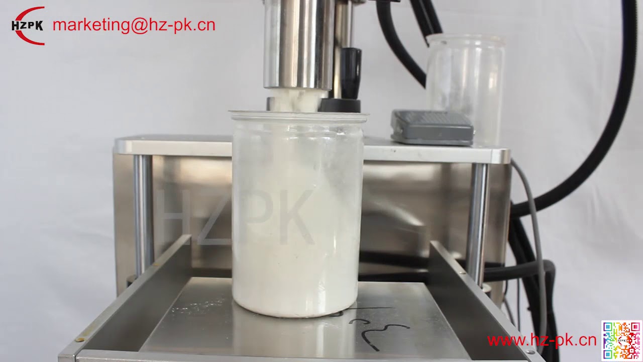 HZF-B Semi Auto Powder Filling Machine With Balance - YouTube