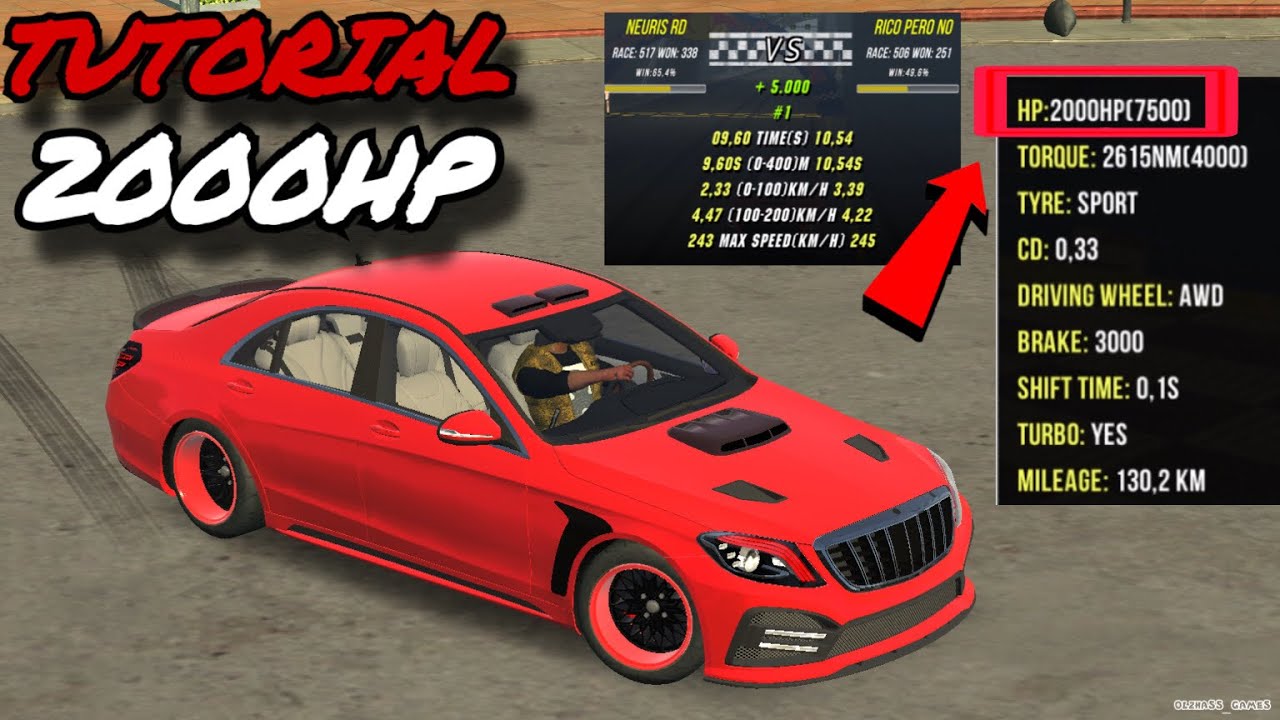Como tener 2000hp Sin Glich y sin GG En Car Parking MULTIPLAYER Fácil y ...