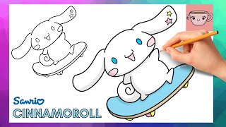 How To Draw Cinnamoroll Sanrio Cute Puppy Dog Easy Step By Step Drawing ...
