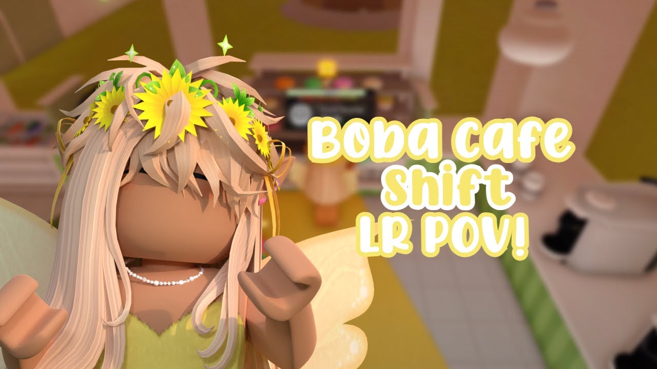 Boba Cafe Shift LR (Senior Barista) Cashier + Kitchen POV #5! (Roblox ...