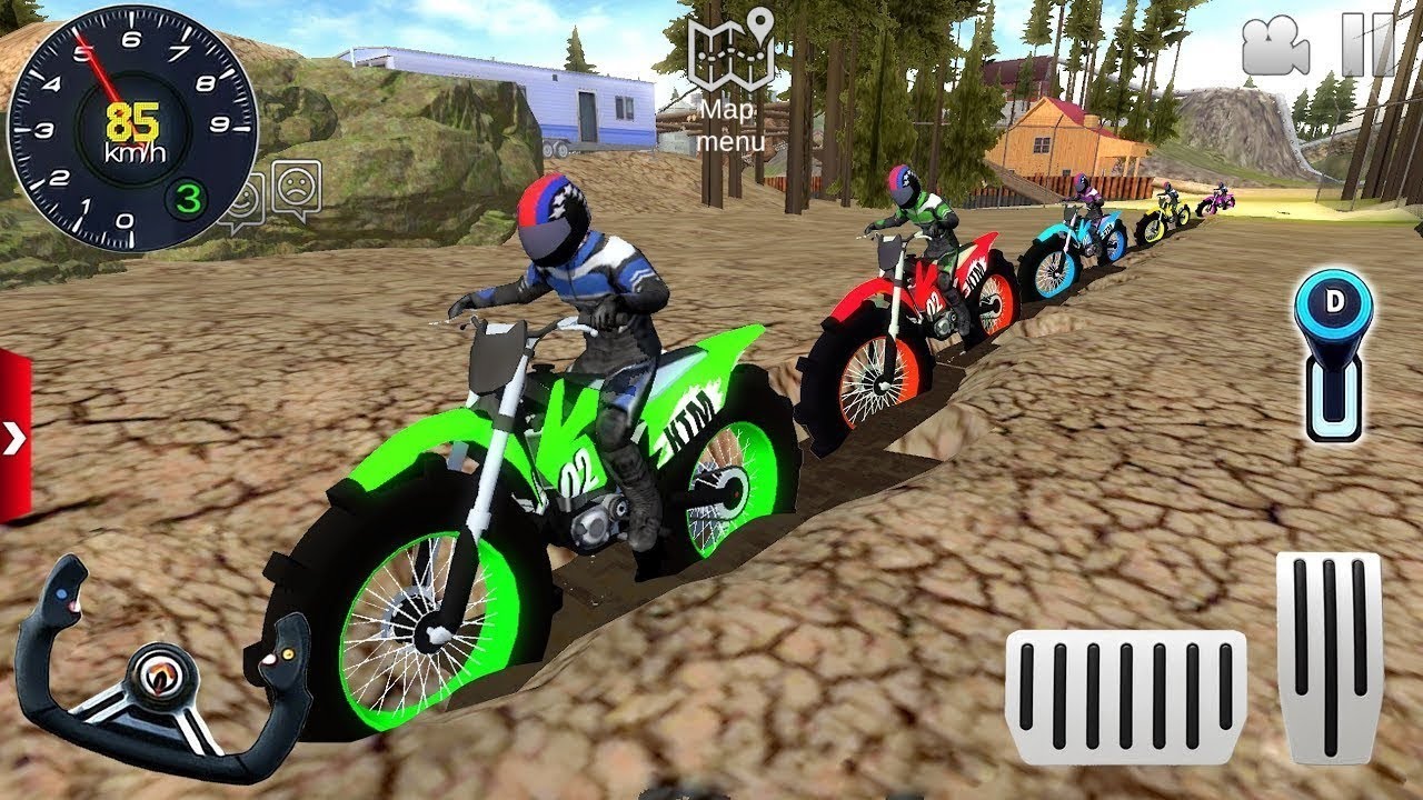 Motor Dirt Bikes driving Extreme Off-Road Multiplayer game #1 - Offroad ...