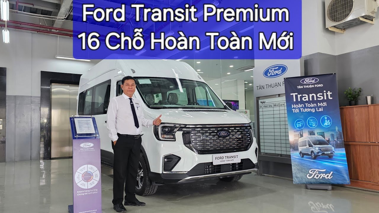Ford Transit Premium 16 chỗ sẽ hạ bệ Huyndai Solati ? - YouTube