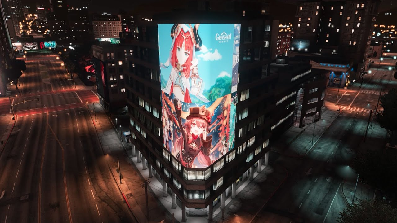 Gta v | FiveM Billboard - Enlight Avenue Wolfs Billboard - YouTube