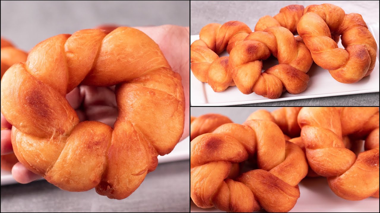 FLOWER DONUT RECIPE | EASY DONUT RECIPE | EGGLESS FLUFFY DONUT | N'Oven ...