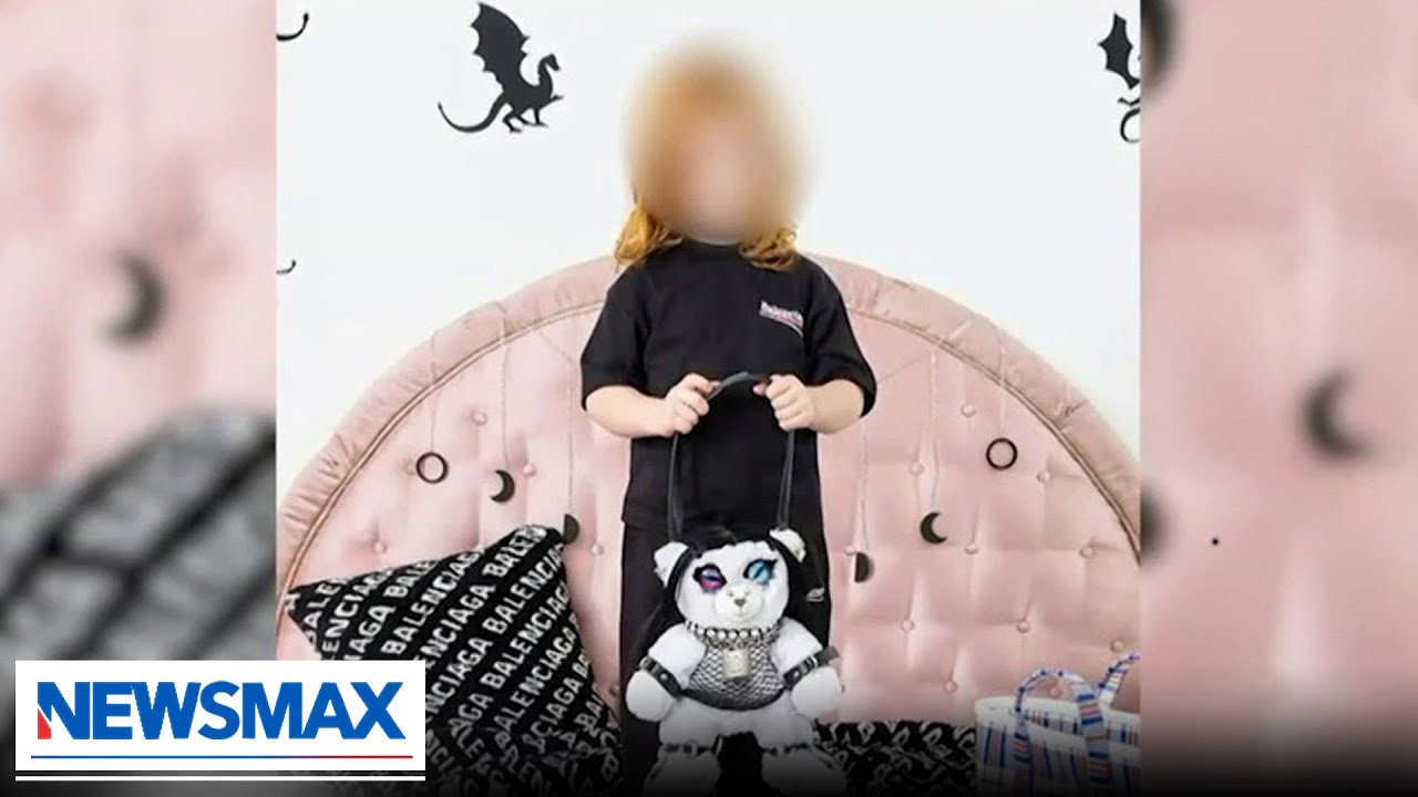 Balenciaga pulls ads with children holding bondage bears - YouTube
