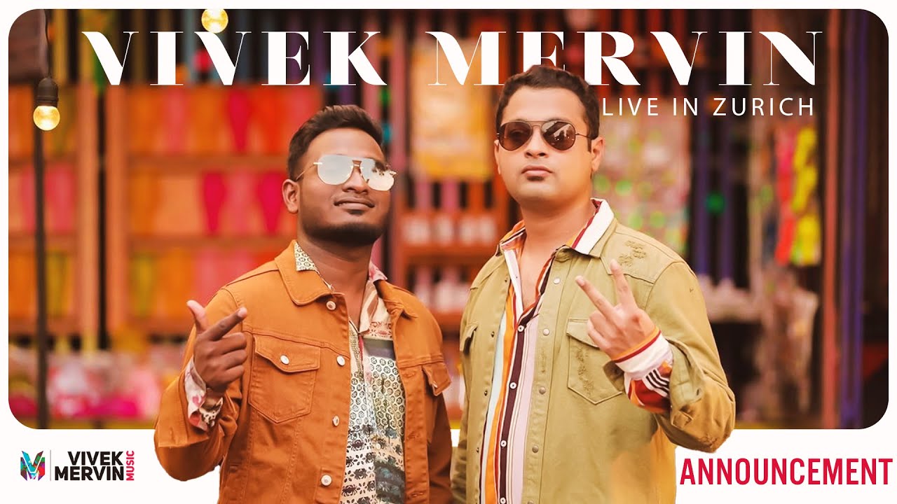 Vivek Mervin live in Zurich | The crown entertainment | Announcement ...