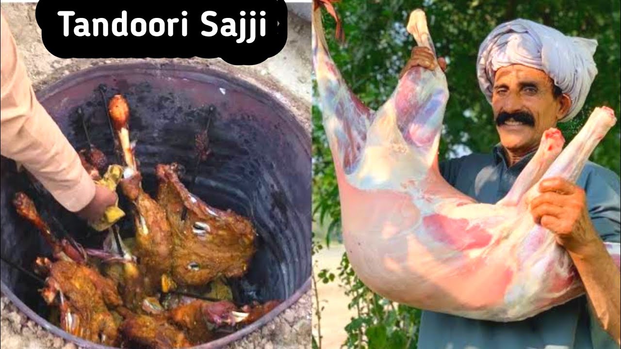 Khadda Sajji Recipe On Village | Tandoori Sajji Recipe | Pak Food ...