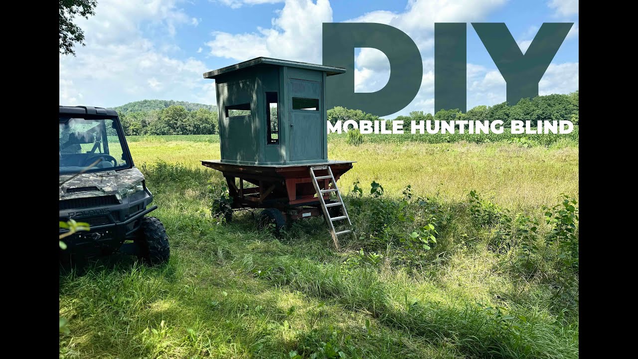 Epic DIY Gravity Box Hunting Blind Tour - YouTube