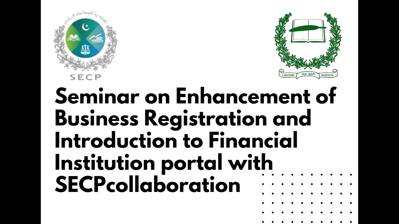 Enhancement of Business Registration and Introduction to FI portal with ...