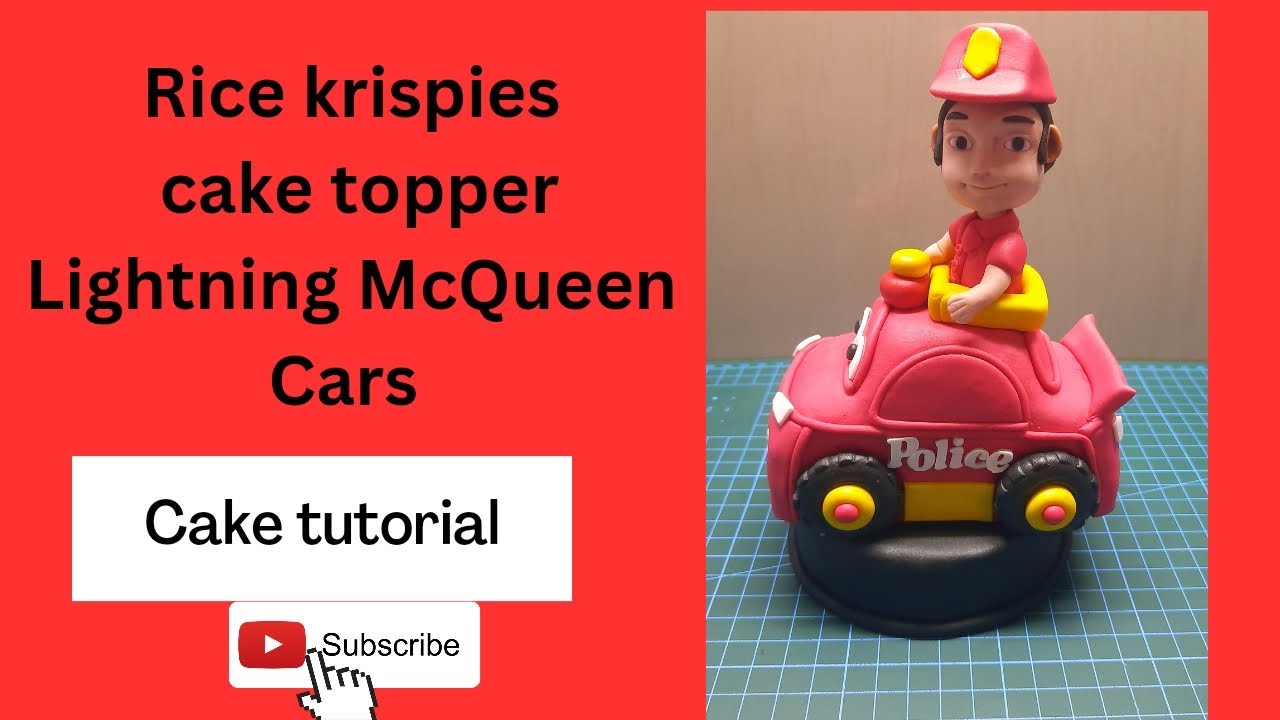 Rice Krispie Treats cake topper //Andrada's Bakeshop #caketopper # ...