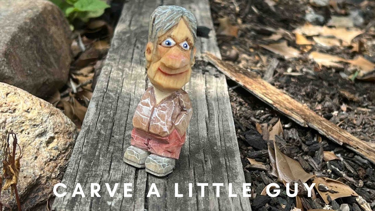 Little Guy Wood Carving (snapshots from free, step by step pictorial at ...