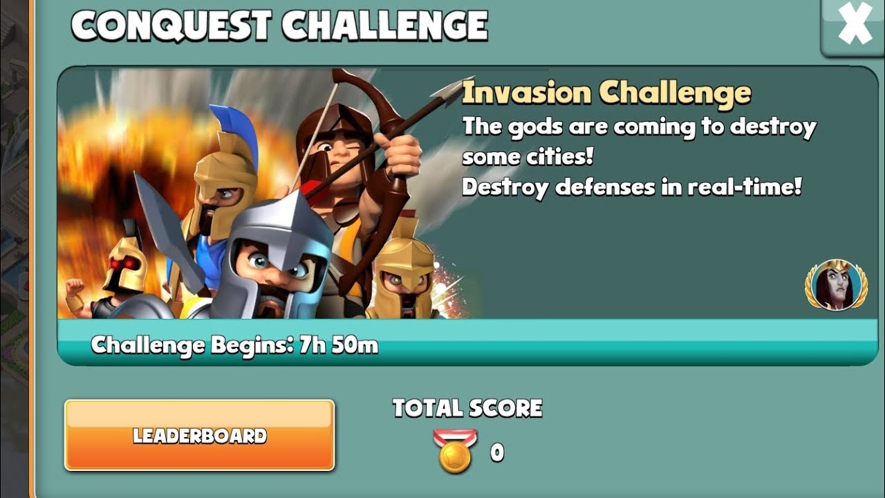 Gods of Olympus Round 17 CONQUEST CHALLENGE - YouTube